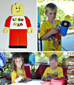 Lego Party Ideas: Lego Man Craft - Shaping Up To Be A Mom