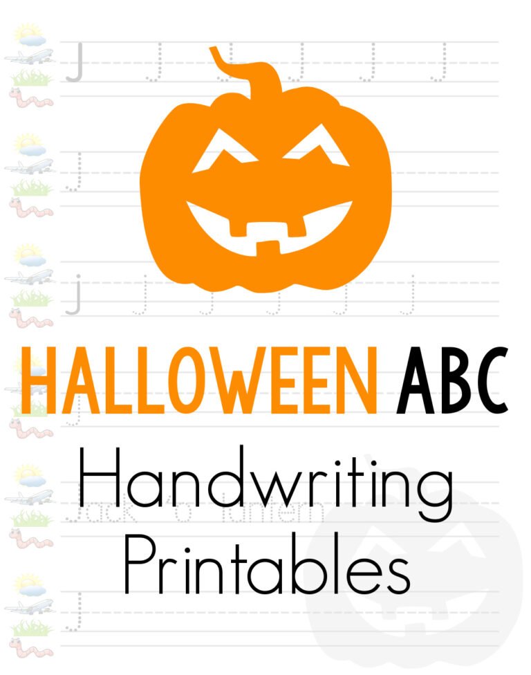 Halloween Handwriting Worksheets - Shaping Up To Be A Mom
